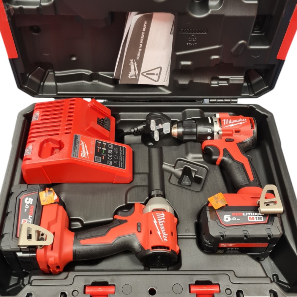 Used Milwaukee M18 BLCPP2A Impact and Drill Set - Own4Less